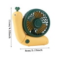 Fans That Blow Cold Air Large Room Desk Fan Cute Snails Shaped Personal ...
