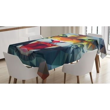 Ambesonne Dragonfly Tablecloth Rectangular Table Cover, Insects Nature ...