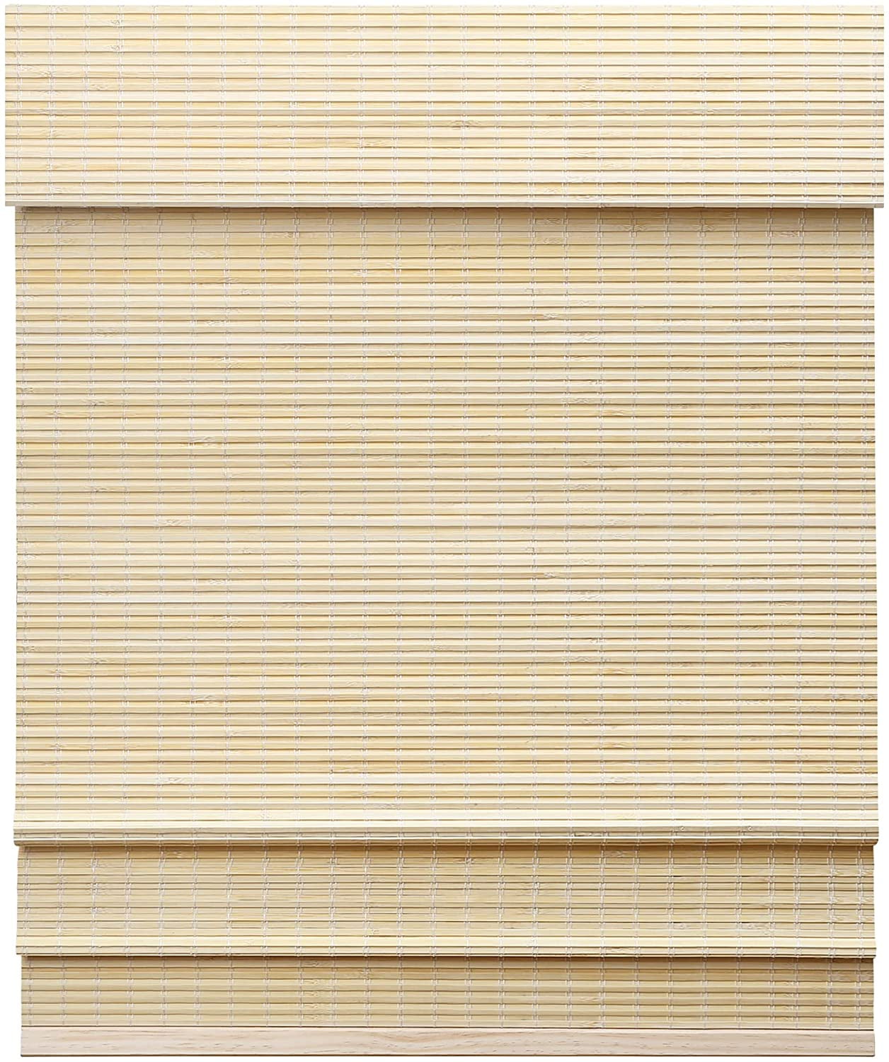 LazBlinds Cordless Bamboo Roman Shades, Privacy Window Treatment, Roll ...