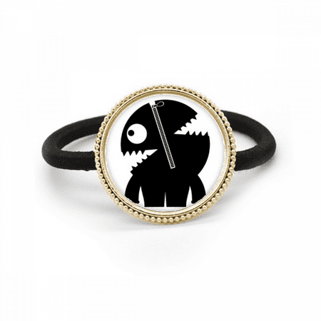 Universe Alien Monster Alien Creature Silver Metal Hair Tie And Rubber ...