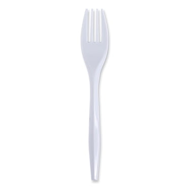 Boardwalk BWKFORKBLPPIW Mediumweight Wrapped Polypropylene Plastic Fork ...