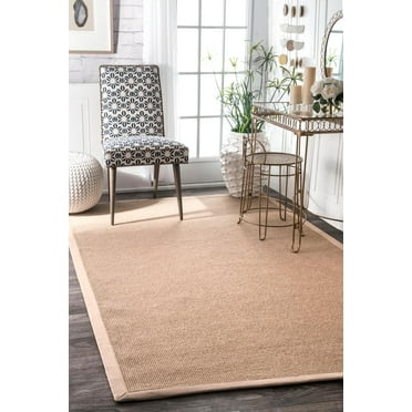 nuLOOM Hand-Woven Rigo Jute Area Rug - Walmart.com
