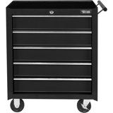 TUFFIOM 5-Drawer Mobile Tool Box, Lockable Storage with Wheels for ...