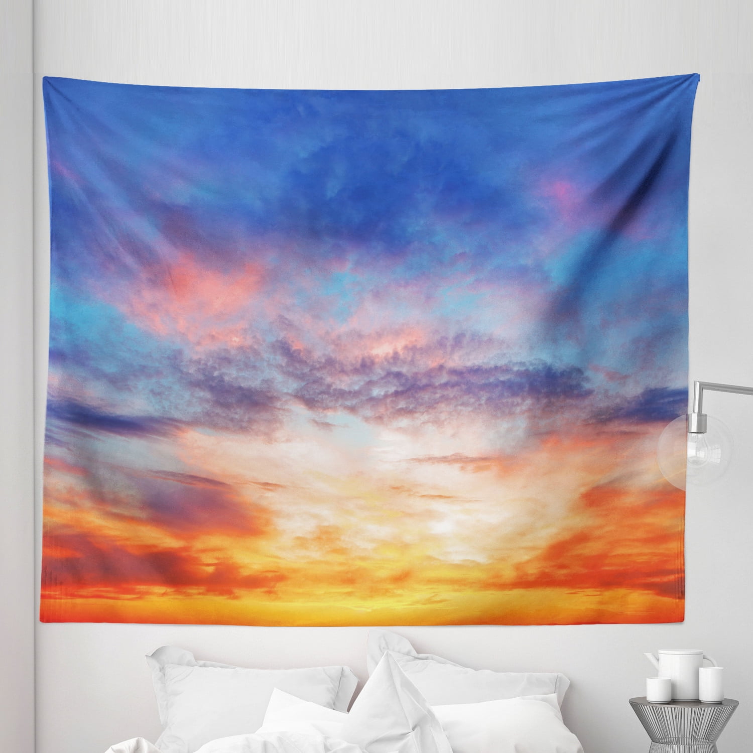Colorful Tapestry, Concept of Colorful Vivid Evening Sky During Sunset ...