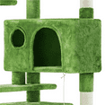 Smile Mart 62.5'' Height Multilevel Cat Tree with 2 Condos for Kittens ...