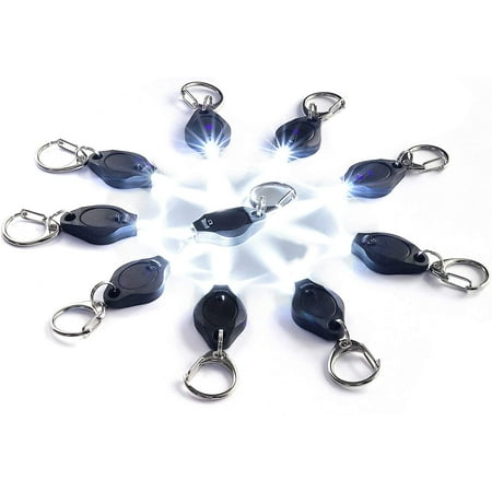 JOYWEI Mini LED Keychain Flashlight, Super Bright Keyring Small Light ...