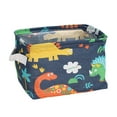 Farfi Storage Box Folding Large Capacity Cute Cartoon Print Deep Fabric ...