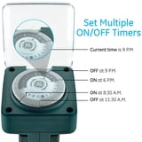 GE 6-Outlet Outdoor Yard Stake Lighting Timer, 29972 - Walmart.com