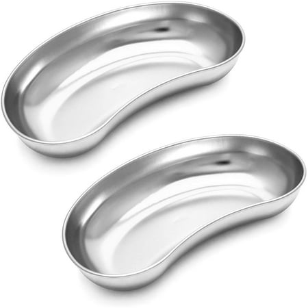 SINMI 2pcs 7,87 "Plateau de rein en acier inoxydable, bassin d'émèse en ...
