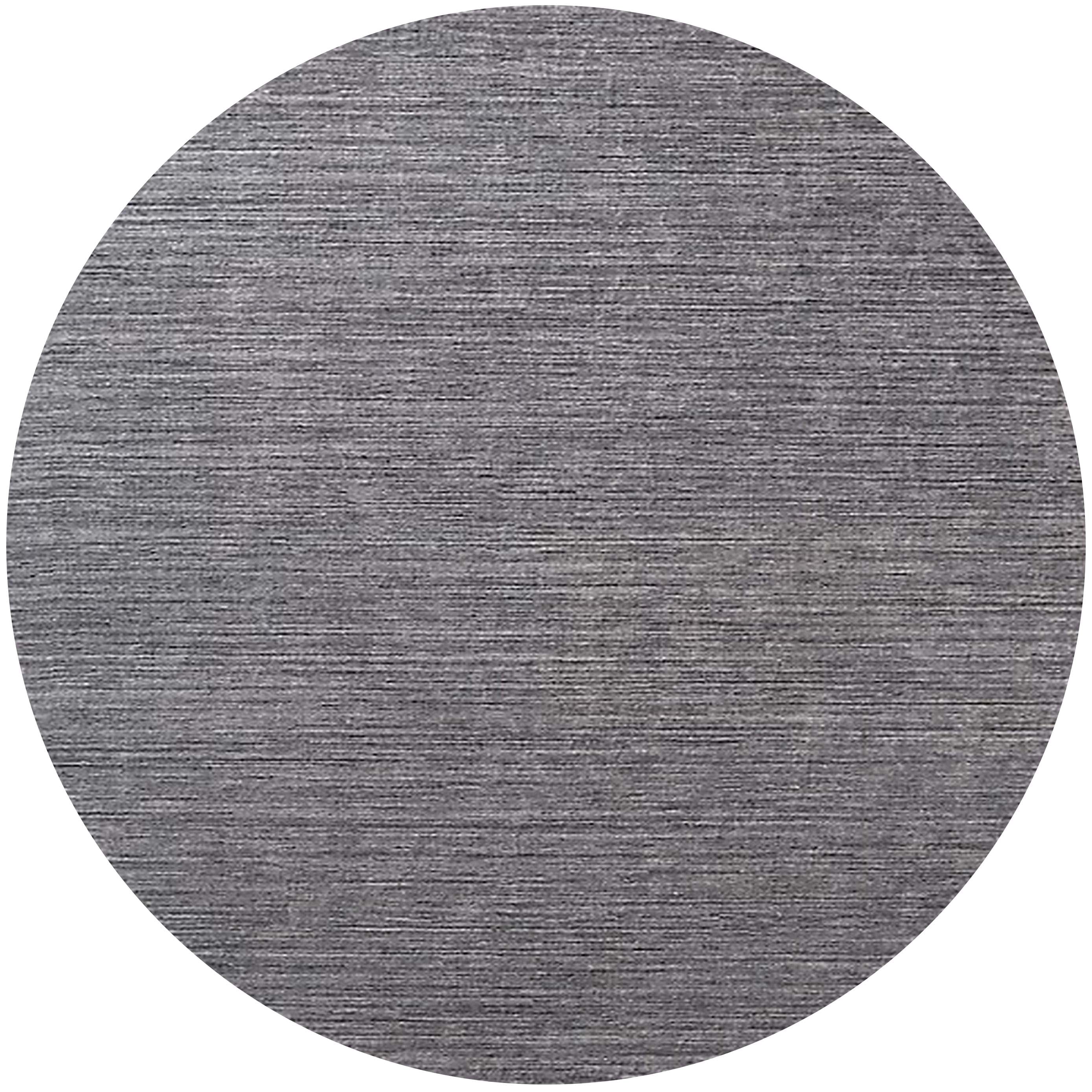 Ahgly Company Indoor Round Mid-Century Modern Carbon Gray Solid Area ...