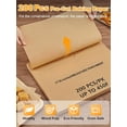 200 Pcs 17x26" Unbleached Non-Stick Parchment Sheets for Baking ...