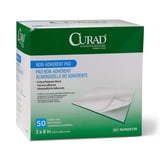 Curad Sterile Non-Adherent Pads, Nonstick Pads for Wound Care, 3" X 8 ...