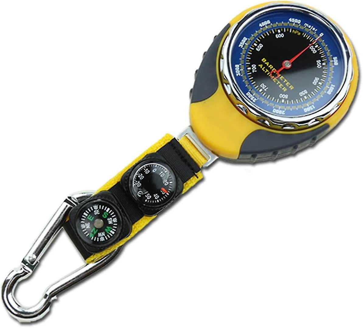 Altimeter,barometer,compass,thermometer,4-in-1 Portable Mountaineering ...