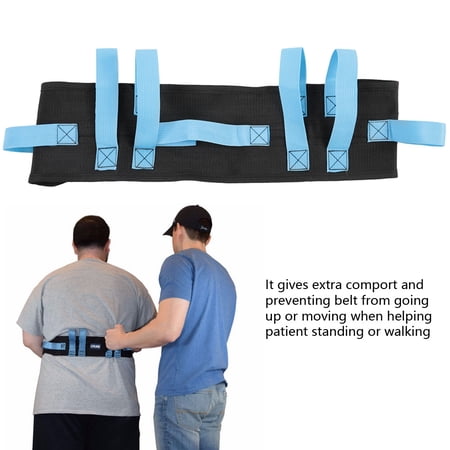 Ejoyous Gait Belt Transfer & Walking Moving Tool with Hand Grips Quick ...
