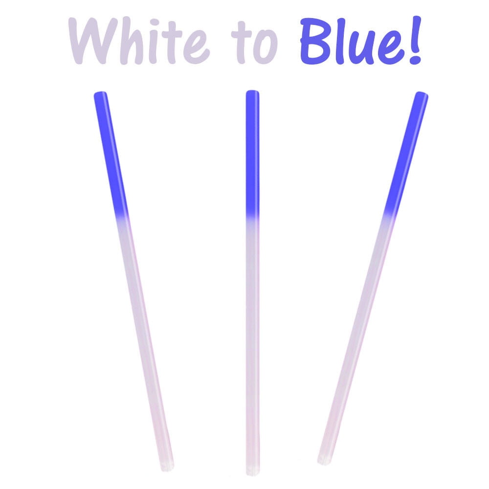 Fun Color Changing Party Straws! Reusable, Recyclable Smoothie Plastic ...