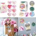 500Pcs Mother's Day Dealing Sticker 1Inch Flower Seal Sticker Wrapping ...