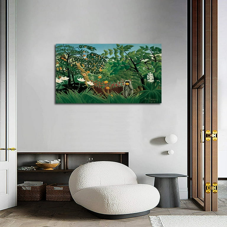 Henri Rousseau Exotic Landscape