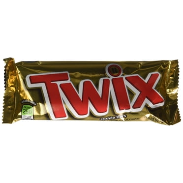 Twix Caramel Cookie Chocolate Candy Bar, Full Size, 1.79 oz, 36 ct ...