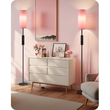LED Floor Lamp for Bright Living Room Lighting, Dual-Head 27W/2000LM ...