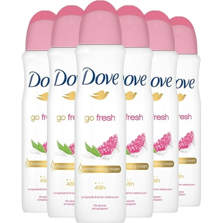 Dove Go Fresh Pomegranate & Lemon Verbena Deodorant Spray 150 ml / 5 oz ...
