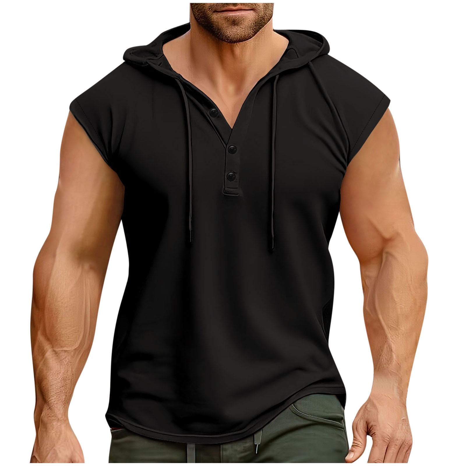 Click here for Timegard Shirts For Men Summer Notched V Neck Butt... prices