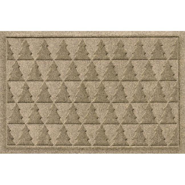 867501827 Water Guard Pine Trees Mat in Camel - 18 in. x 27 in ...