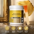 Weather Resistant Water Based Gold Paint, 150g Gold Leaf Paint for ...