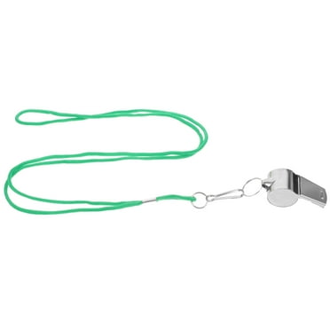 Metal Referee Whistle Coaches Sports Whistle with Lanyard for School ...