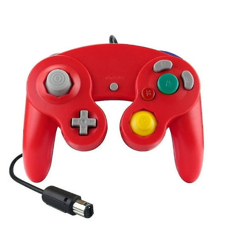 Red Gamecube Controller, Wired Controller For Wii Nintendo Gamecube ...