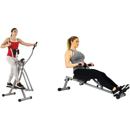 SF-E902 Air Walk Trainer Elliptical Machine Glider w/LCD Monitor, 220 ...