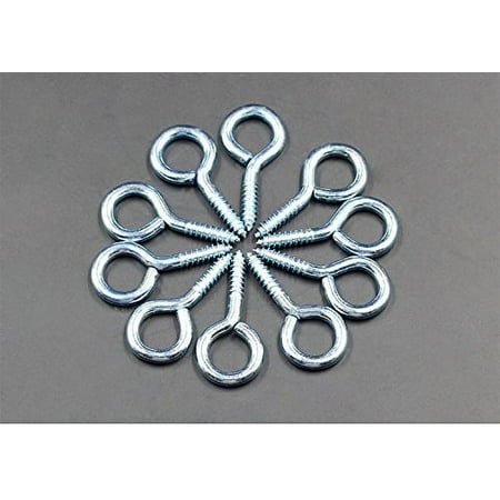 Hanging Hooks Eyebolt 1.37 inches Stainless steel Heavy Duty Screw Eyes ...