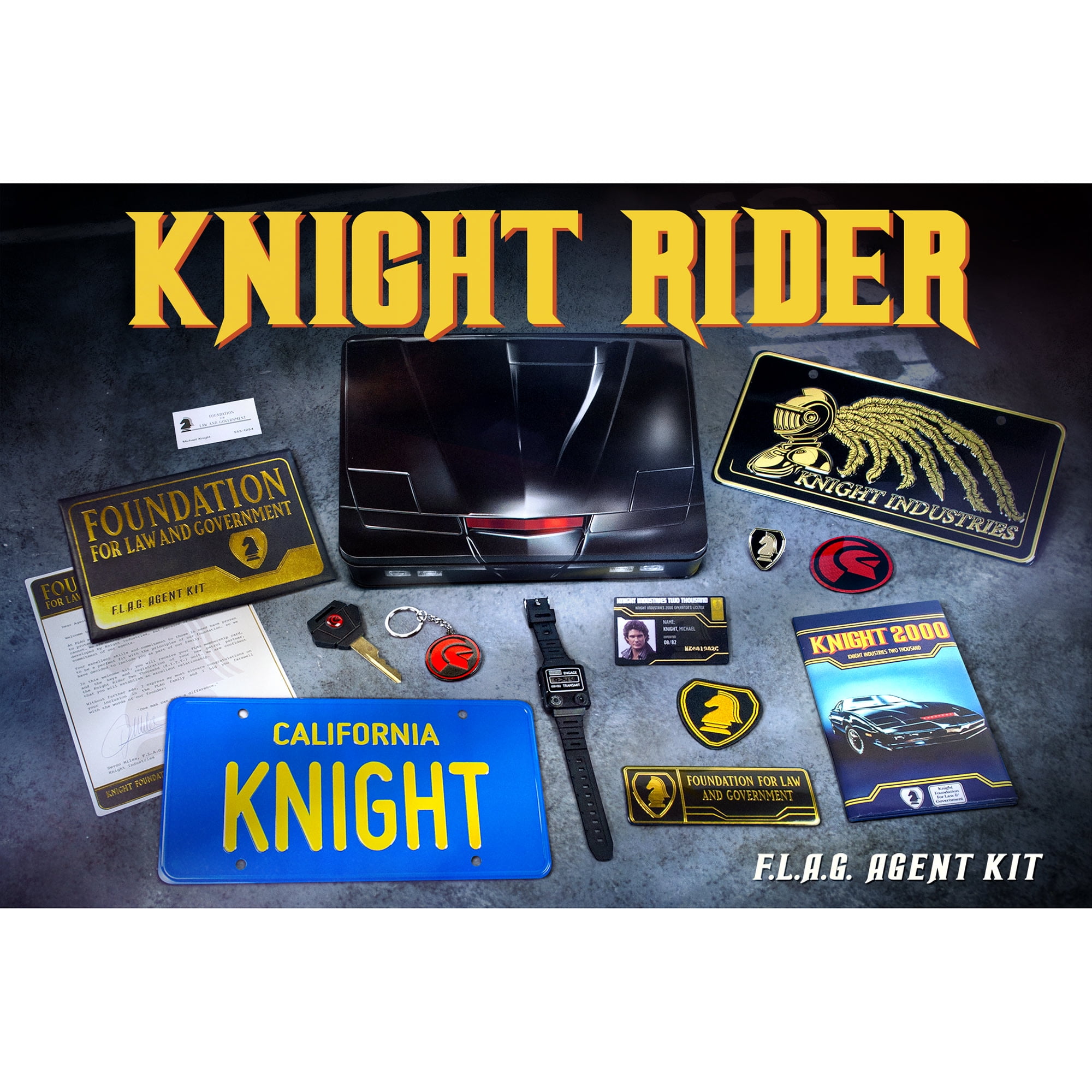 Doctor Collector: Knight Rider - F.L.A.G Agent Collectable Kit ...
