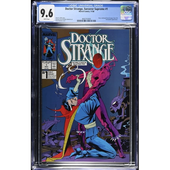 Doctor Strange, Sorcerer Supreme #1 - CGC 9.6 Comic Book - Walmart.com