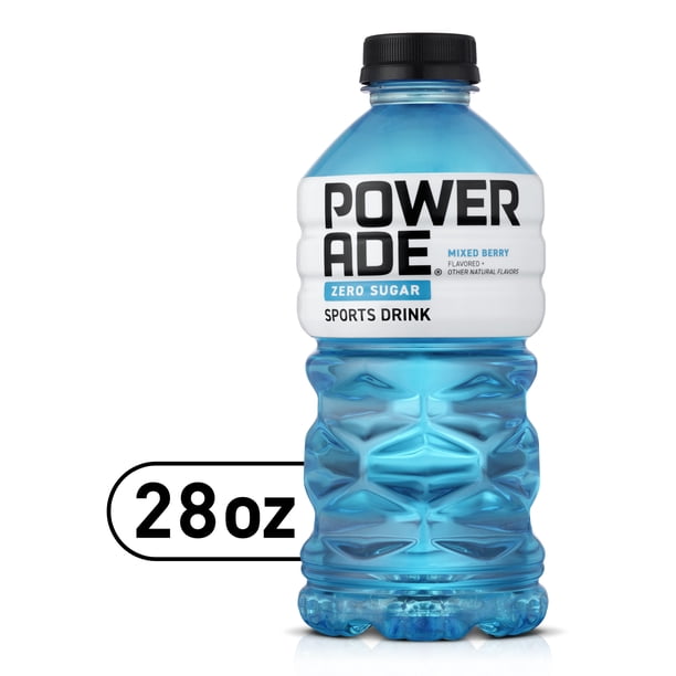 POWERADE Electrolyte Enhanced Zero Sugar Mixed Berry Sport Drink, 28 fl ...
