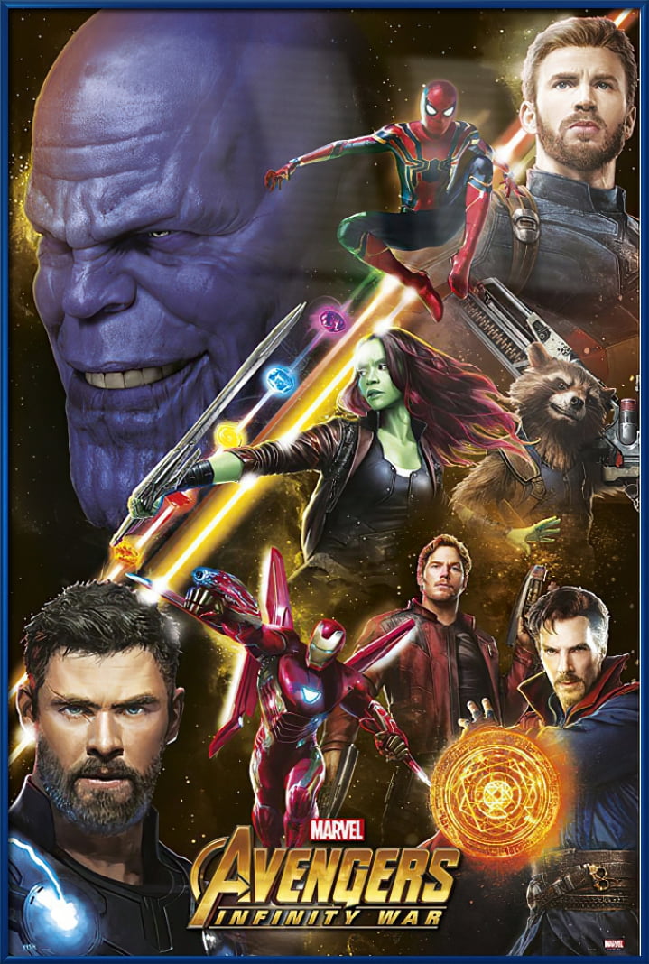 Avengers: Infinity War - Framed Movie Poster (Thor Iron Man Dr. Strange ...
