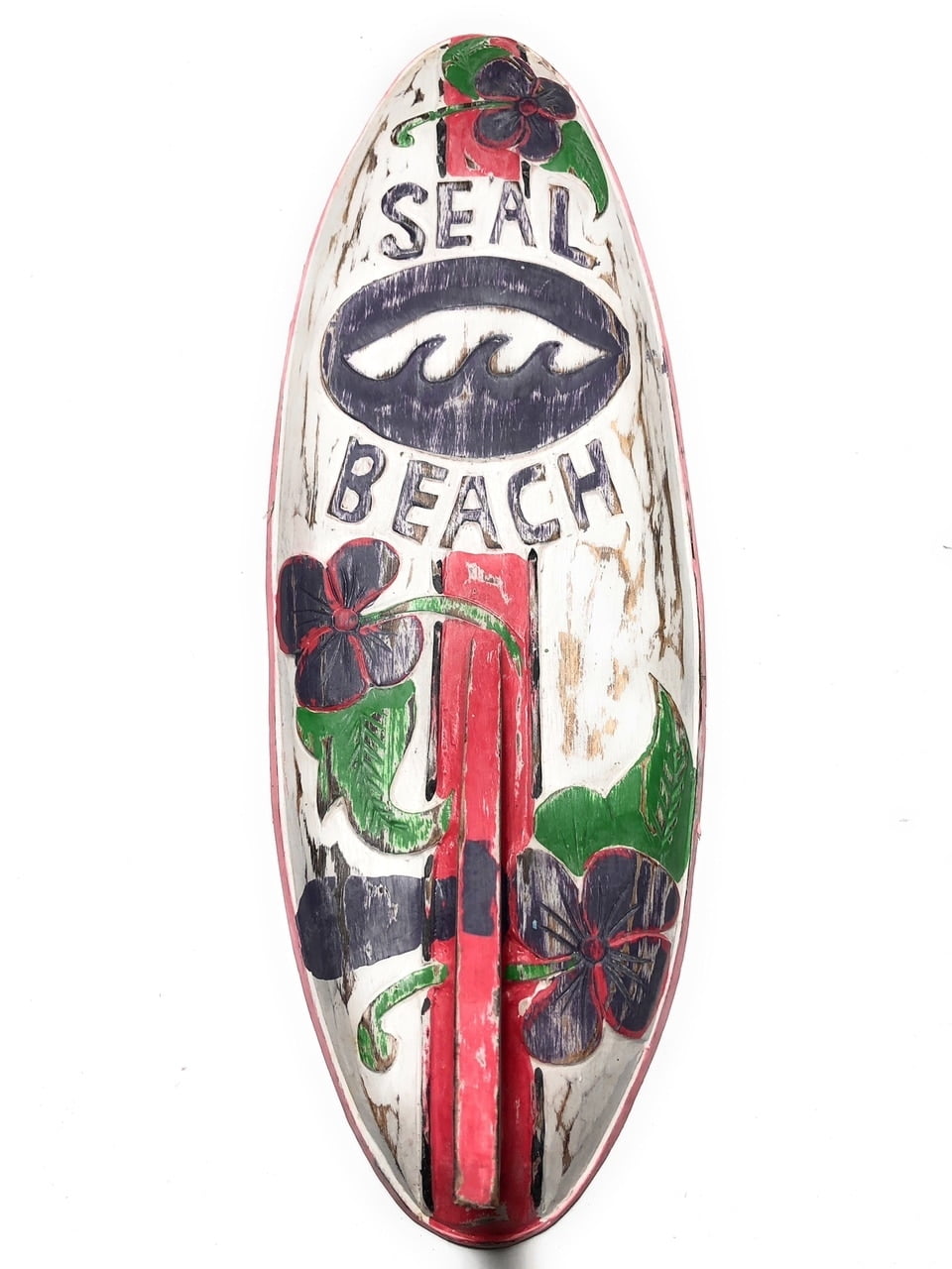 Seal Beach Surf Sign 20" w/ Fin - Surfing Decor Accents | #bds1208750 ...