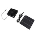Solar Panel Fan 3W Weatherproof Solar Panel Kit for Small Chicken Coops ...