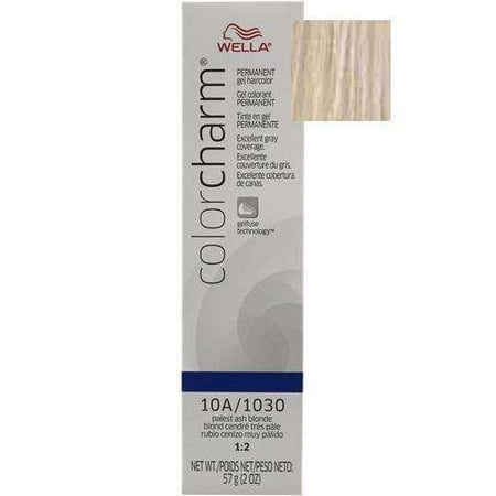 Wella Color Charm Gel Permanent Hair Color - 10A/1030 Palest Ash Blonde ...