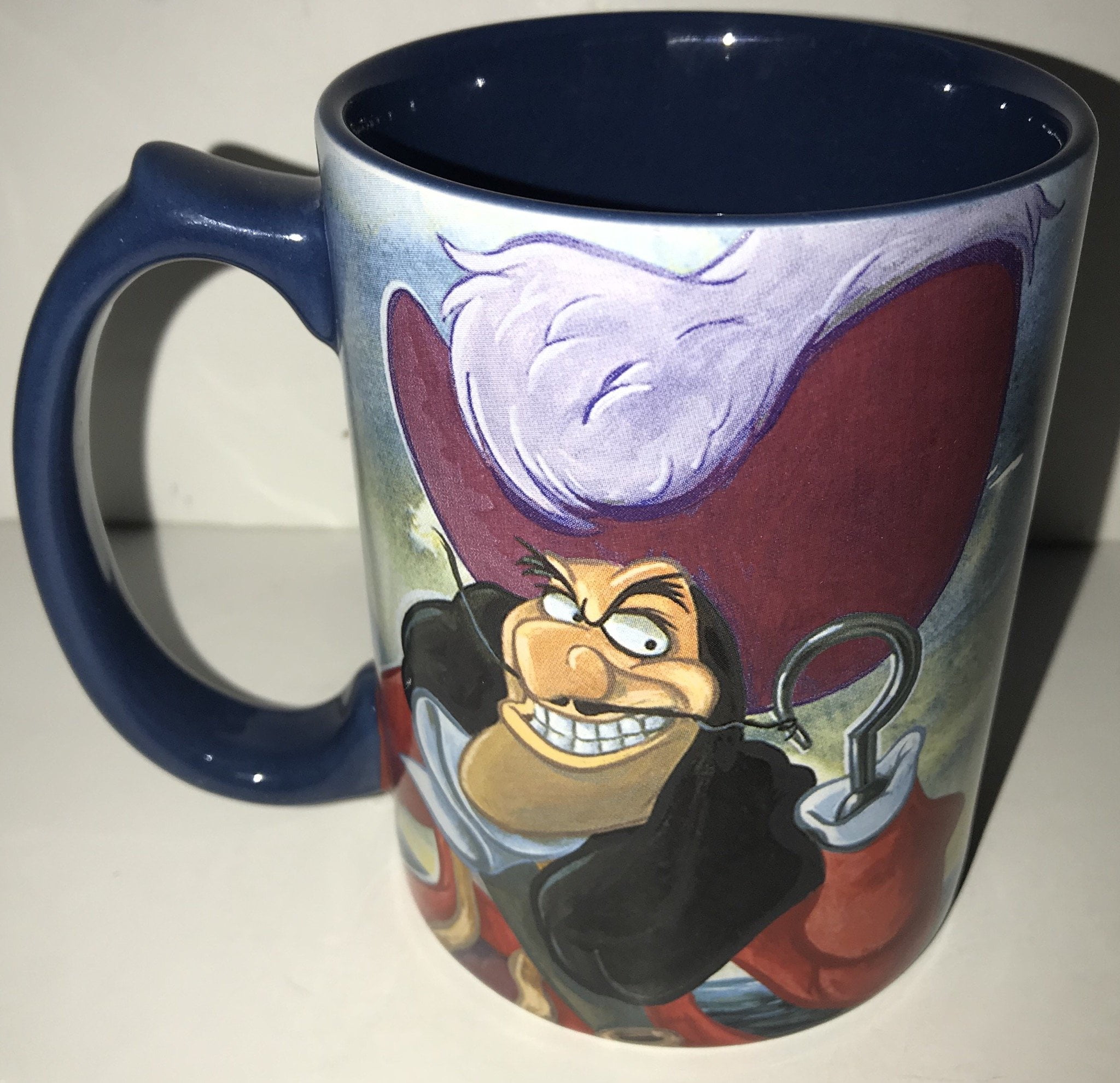 Disney Parks Peter Pan Captain Hook at Skull Rock Ceramic Coffee Mug ...