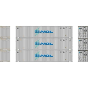 Athearn N 40' Corrugated Low-Cube ContainerK Line # 2 3 ATH17393 N ...