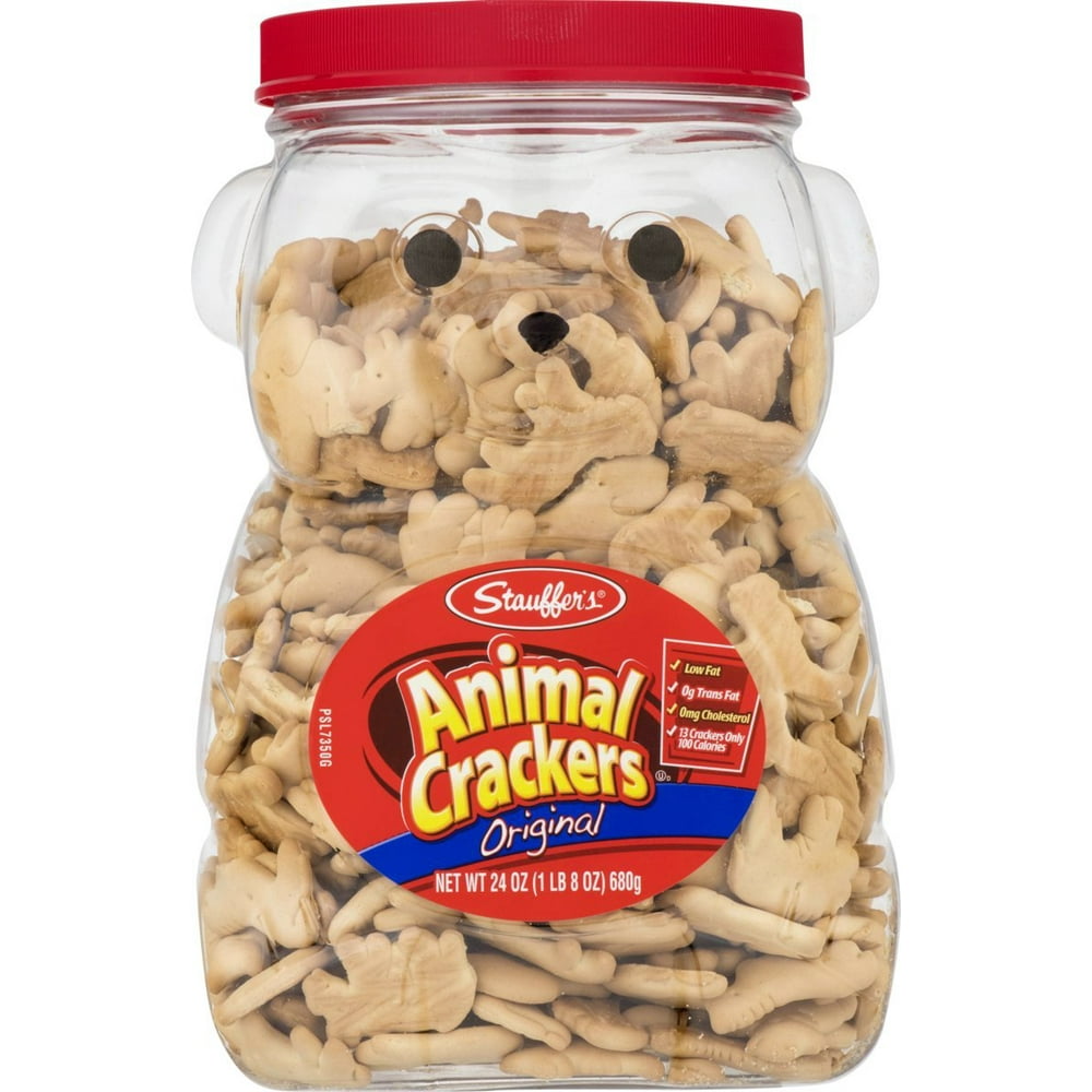 Stauffers Original Animal Crackers 24 oz. Bear Jug - Walmart.com ...