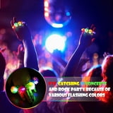 Novelty Place 12 Pcs Glow Sticks Party Supplies, Flashing LED Bumpy ...