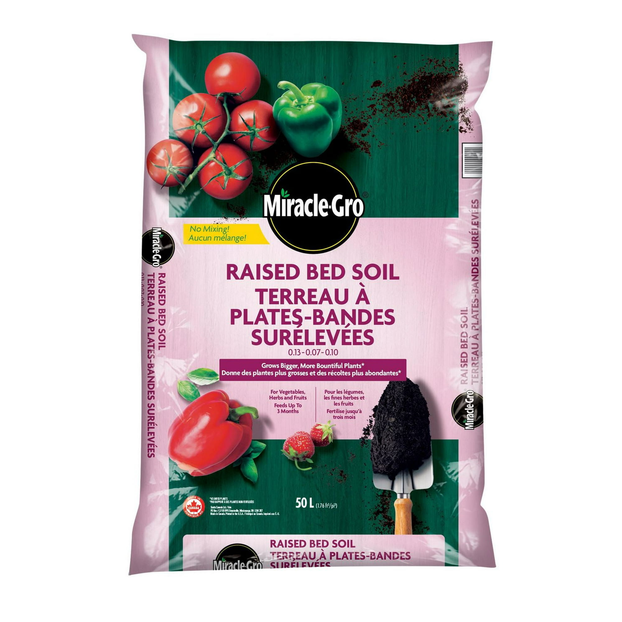 Click here for Miracle-Gro Raised Bed Soil 50l 50 L prices