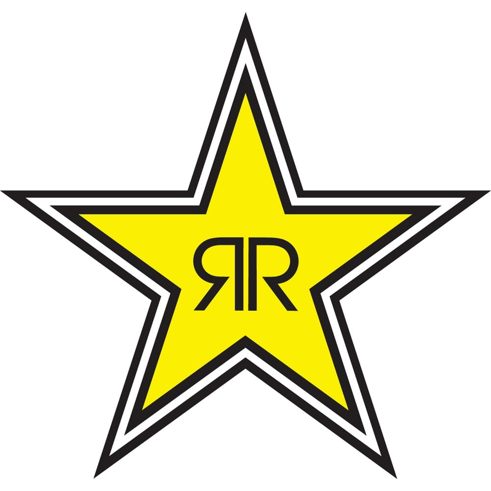 Factory Effex Rockstar Energy Drink 12in. Die-Cut Sticker Star Logo 15 ...