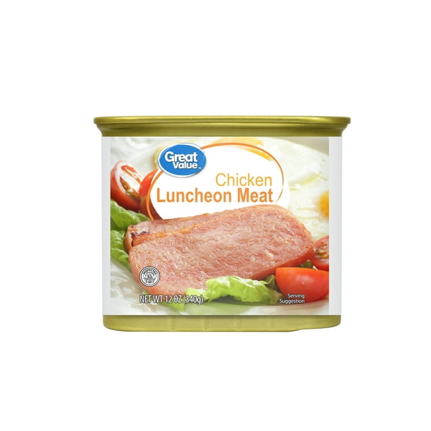 Great Value Chicken Lunchmeat, 12oz Can - Walmart.com
