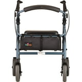 NOVA Zoom Rollator Walker with 20 Seat Height, Rolling Walker with ...