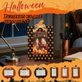 7.87 in. Halloween Scary Pumpkin Picture Frames — Bold Shape with Eerie ...