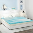 SIMENMAX 3 Inch Twin Memory Foam Mattress Topper, Medium Firm Gel, Cool ...