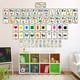 D-FantiX 58 Pieces Alphabet and Number Bulletin Board Set, Manuscript ...