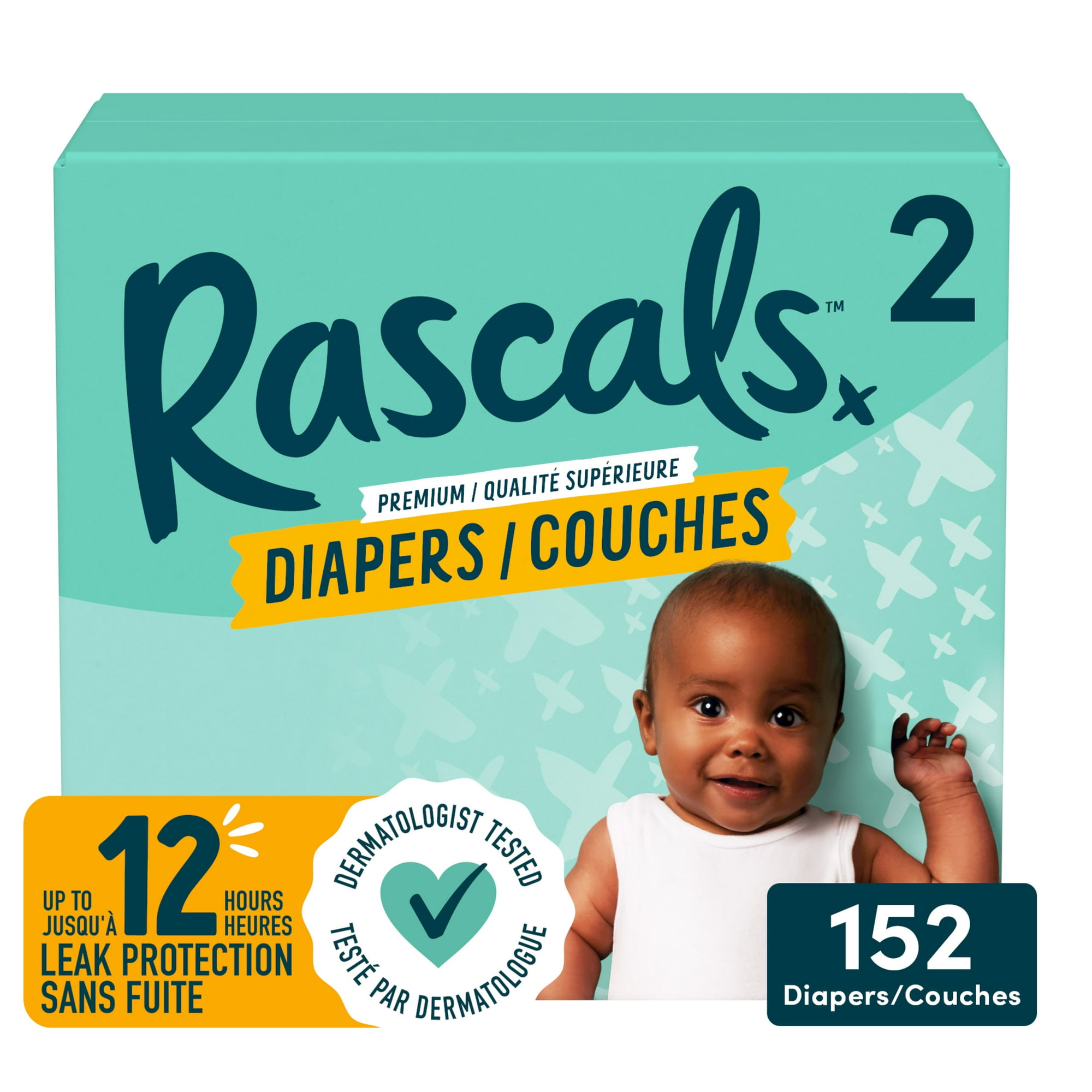 Click here for Rascals Premium Absorbent Baby Diapers  Size 2  Ca... prices